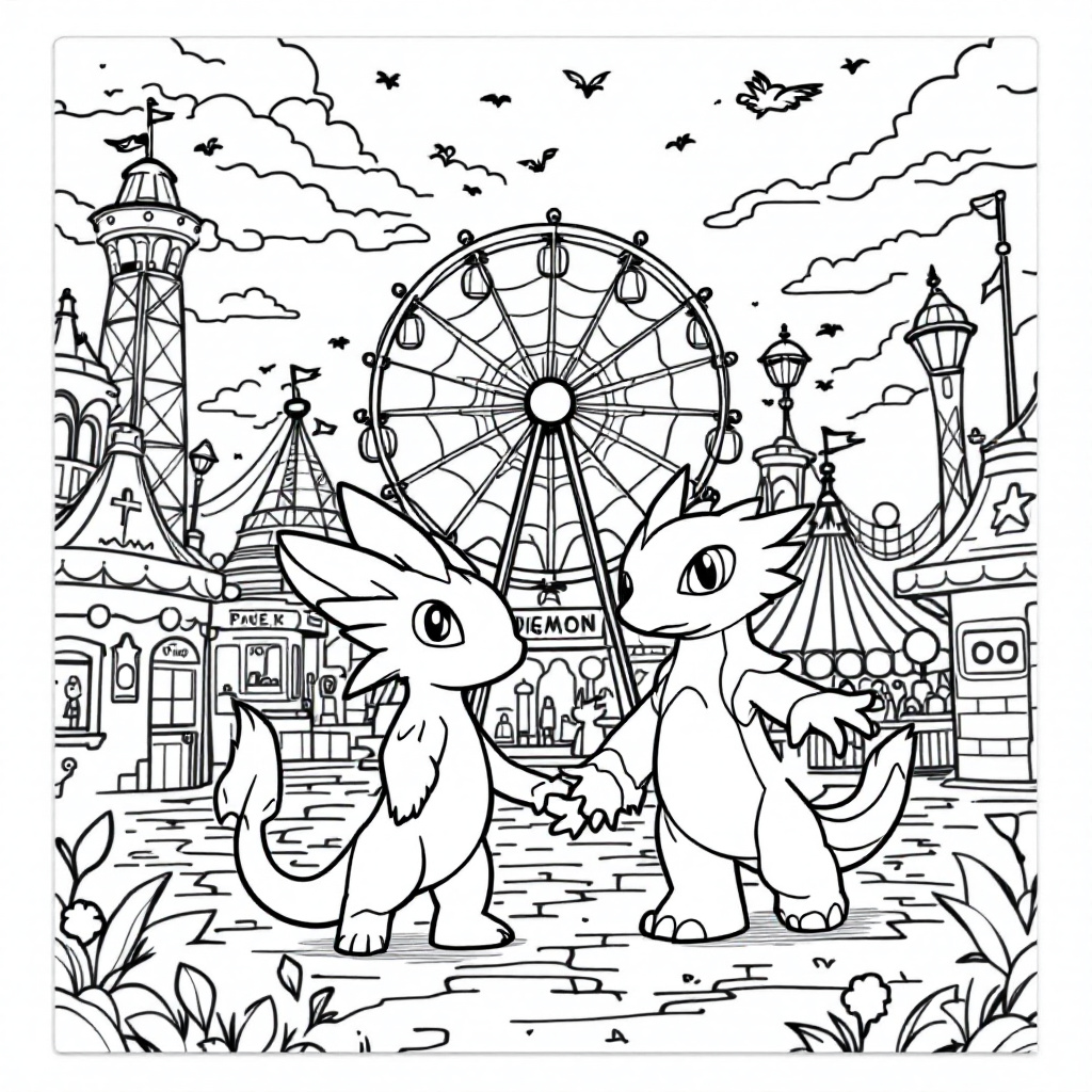 Digimon Free Coloring Pages