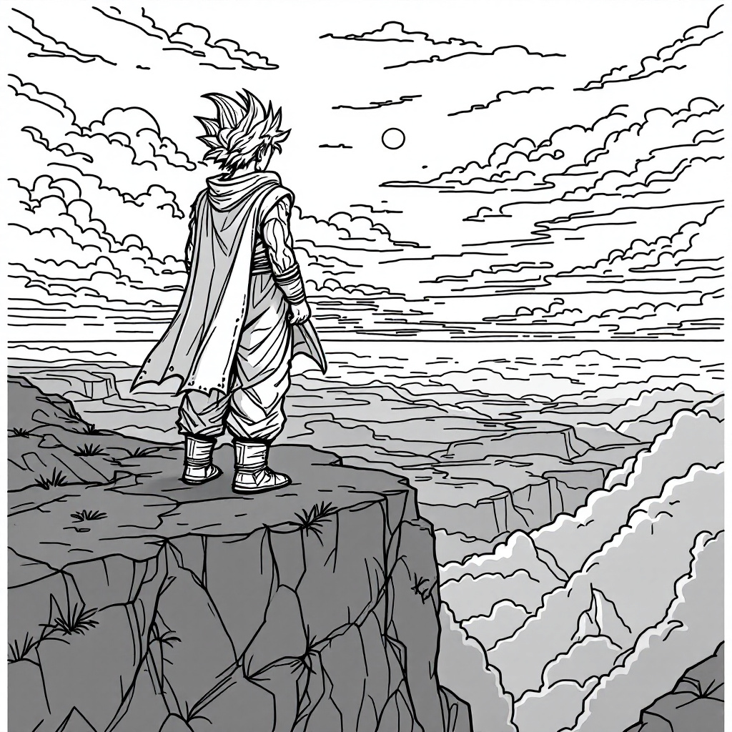Gogeta Free Coloring Pages