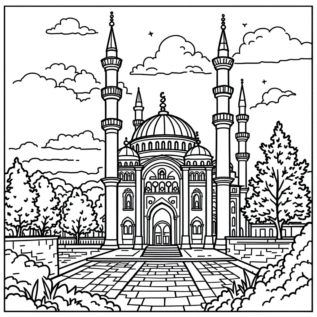 Turkey Free Coloring Pages